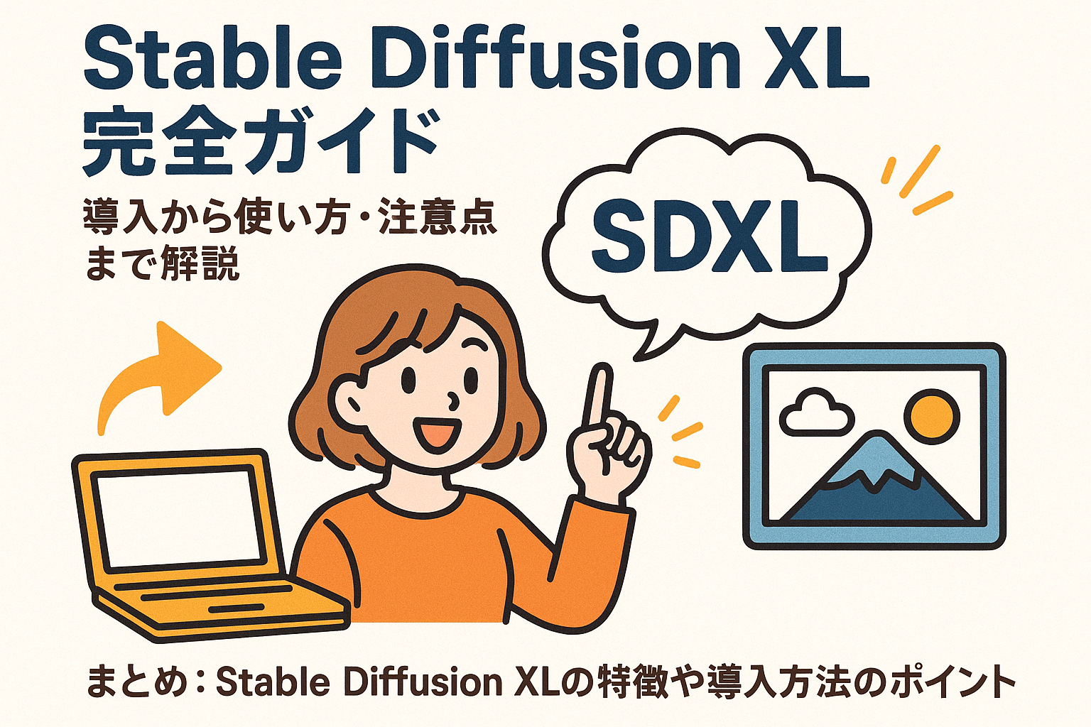Stable Diffusion XL完全ガイド｜導入から使い方・注意点まで解説 | ライティングコラム